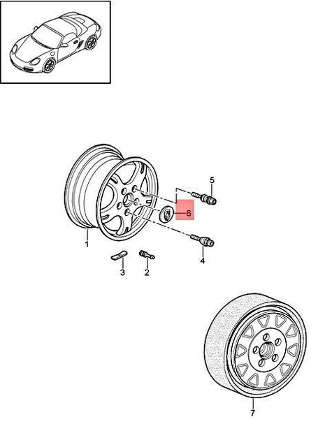 Porsche Cayenne 92a Wheel Center Hub Cover Cap 7PP601149E Genuine for ...