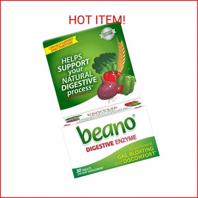 beano Ultra 800 Gas Prevention, Food Enzyme Dietary Supplement (30tabs ...