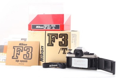 Rare!! [Unused in Box] Nikon F3/T F3 Titan HP Silver Body Film Camera ...
