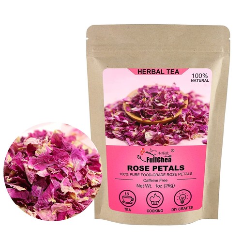 Organic Dried Rose Petals 29g Edible Flowers Real Rose Petals | eBay
