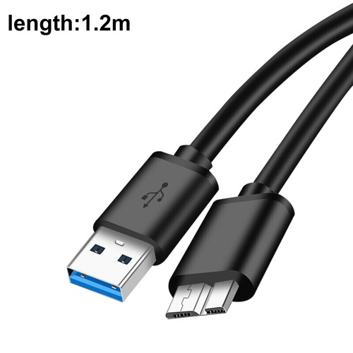 SuperSpeed USB 3.0 Micro B Hard Drive Cable For Seagate WD Toshiba PC ...