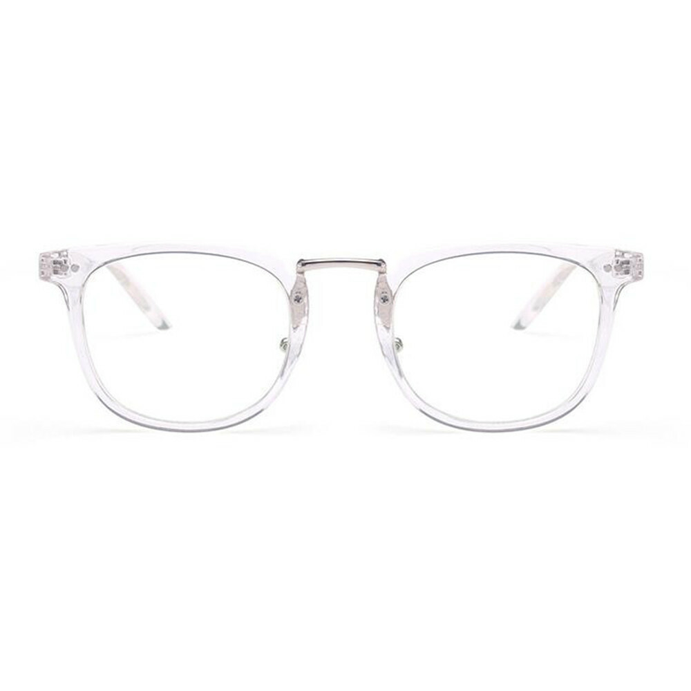 Transparent Clear Reading Glasses Full Rim Readers Retro Glasses +50 ...