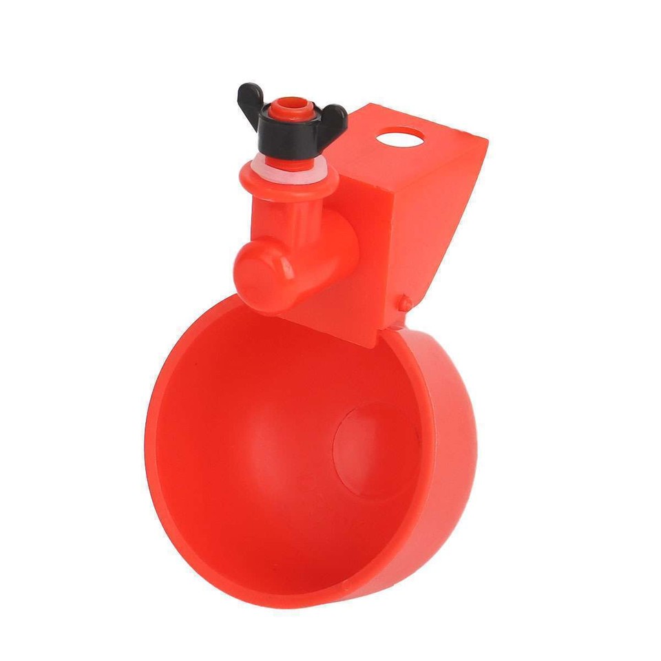 12 PCS Chicken Automatic Watering Cups Poultry Drinker Waterer Duck ...