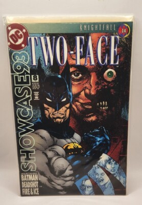 DC Comics Two-Face #8 Knightfall Part 14 1993 Showcase Batman Deadshot ...
