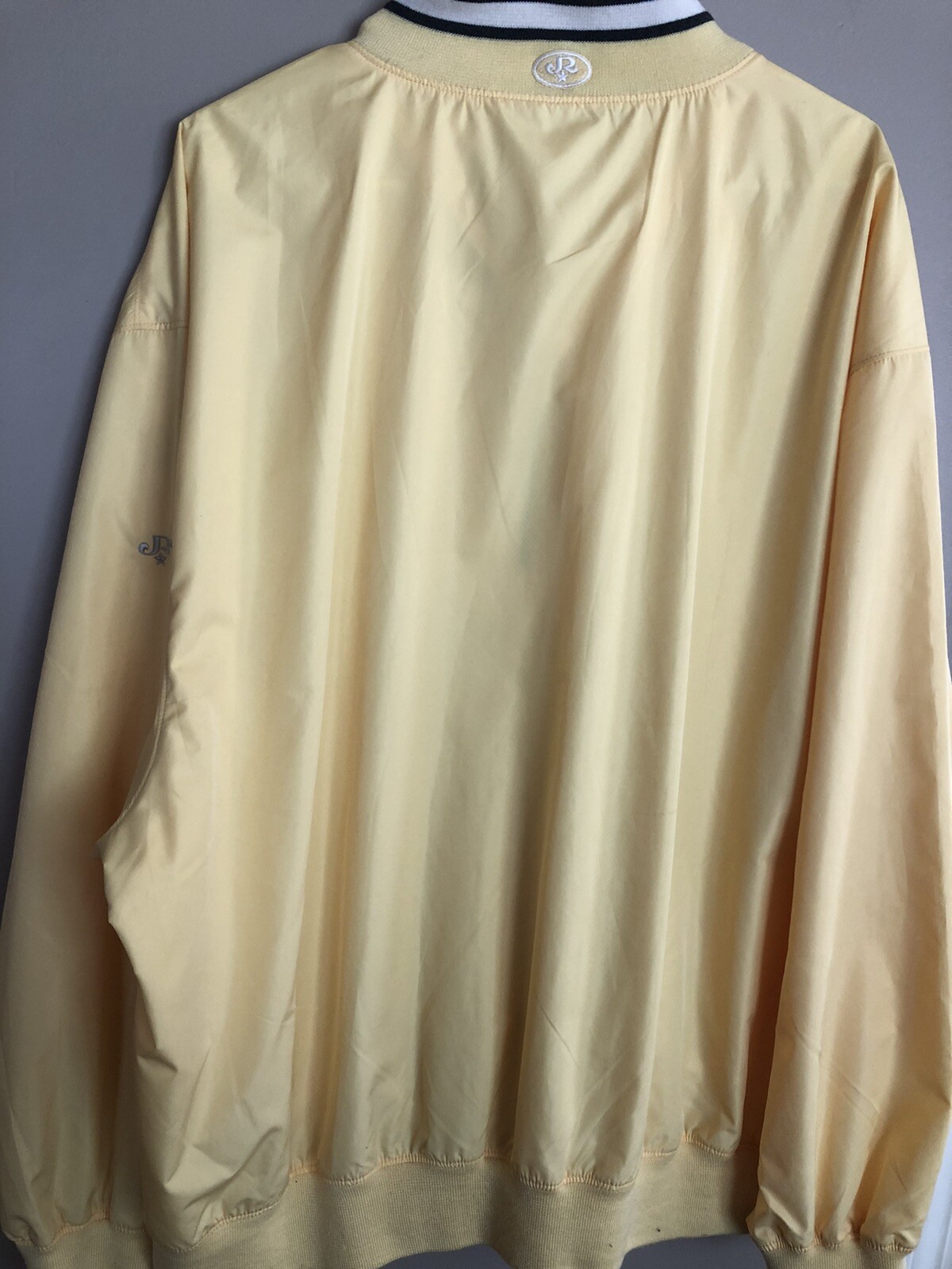 JOEY RODOLFO Yellow Windbeaker Jacket Size XL | eBay