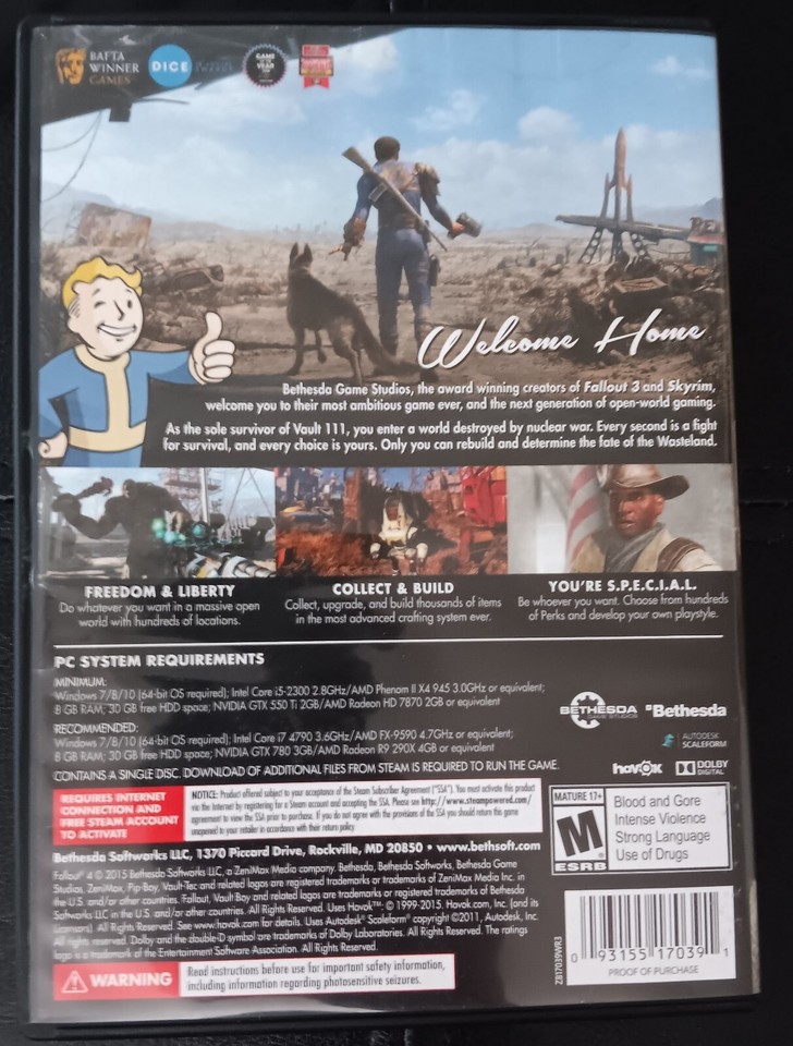 Fallout 4 (PC: Windows, 2015) 93155170391| eBay