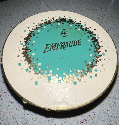 Vintage COTY Emeraude Dusting Powder 5.25 oz Unused | eBay