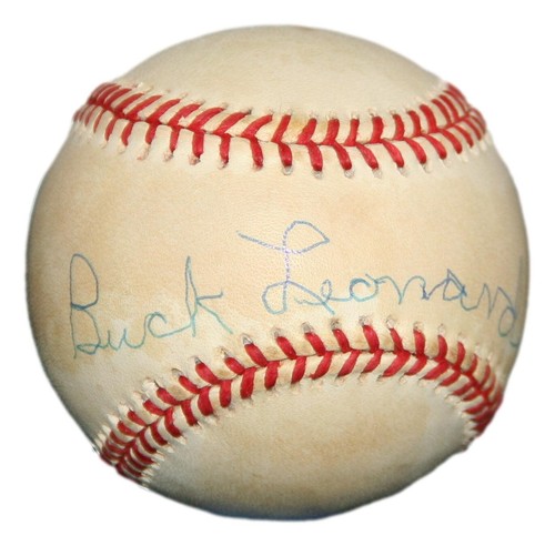 Buck Leonard autographed ONL Baseball Negro Leagues KC Monarchs PSA/DNA ...