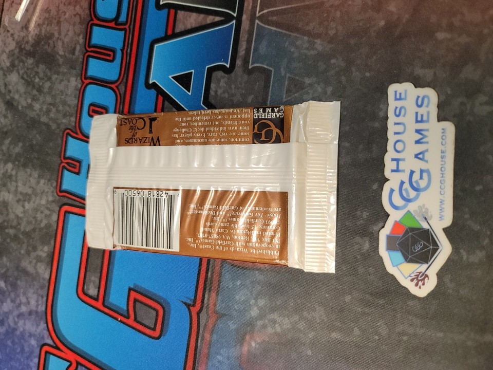 1993 Magic the Gathering ALPHA Booster Pack Sealed MTG Black Lotus ...