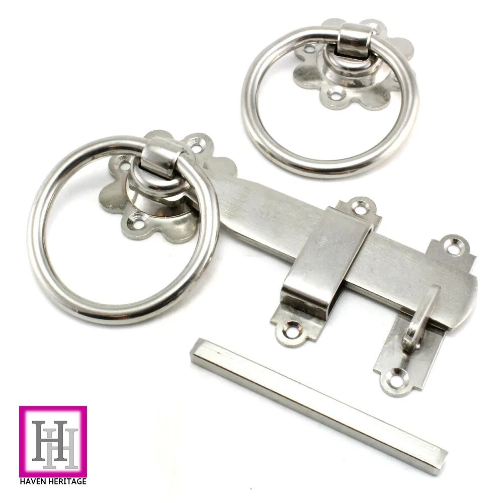 Galvanised Garden Gate Ring Latch | Fasci Garden