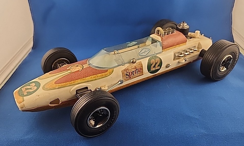 Vintage 1970s Testors USA Gas Powered Indy 500 Tether Sprite Race Car ...