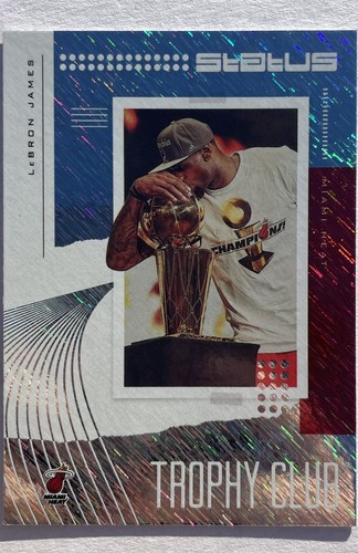 Lebron James 2019 Panini Status Trophy Club Blue #23 | eBay