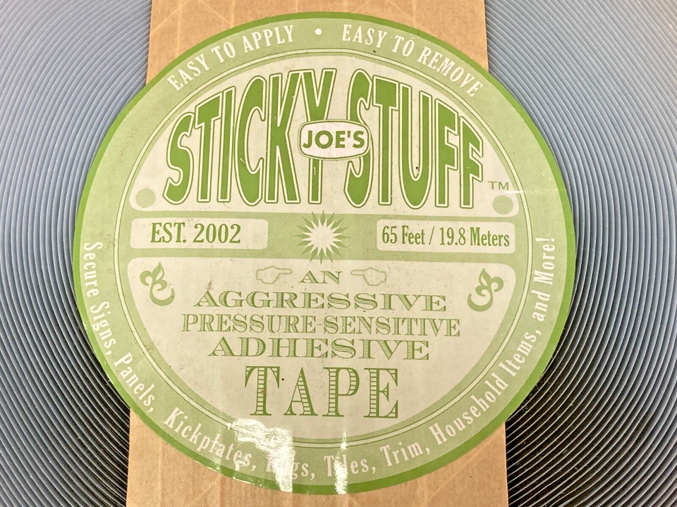 Lot Of 2 ~ JOE'S STICKY STUFF DOUBLE SIDED ADHESIVE TAPE SIZE 1" X 65 ...