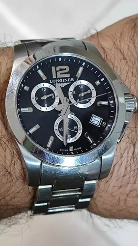 LONGINES Conquest Chronograph L3660.4 quartz Men's watch Limited ...