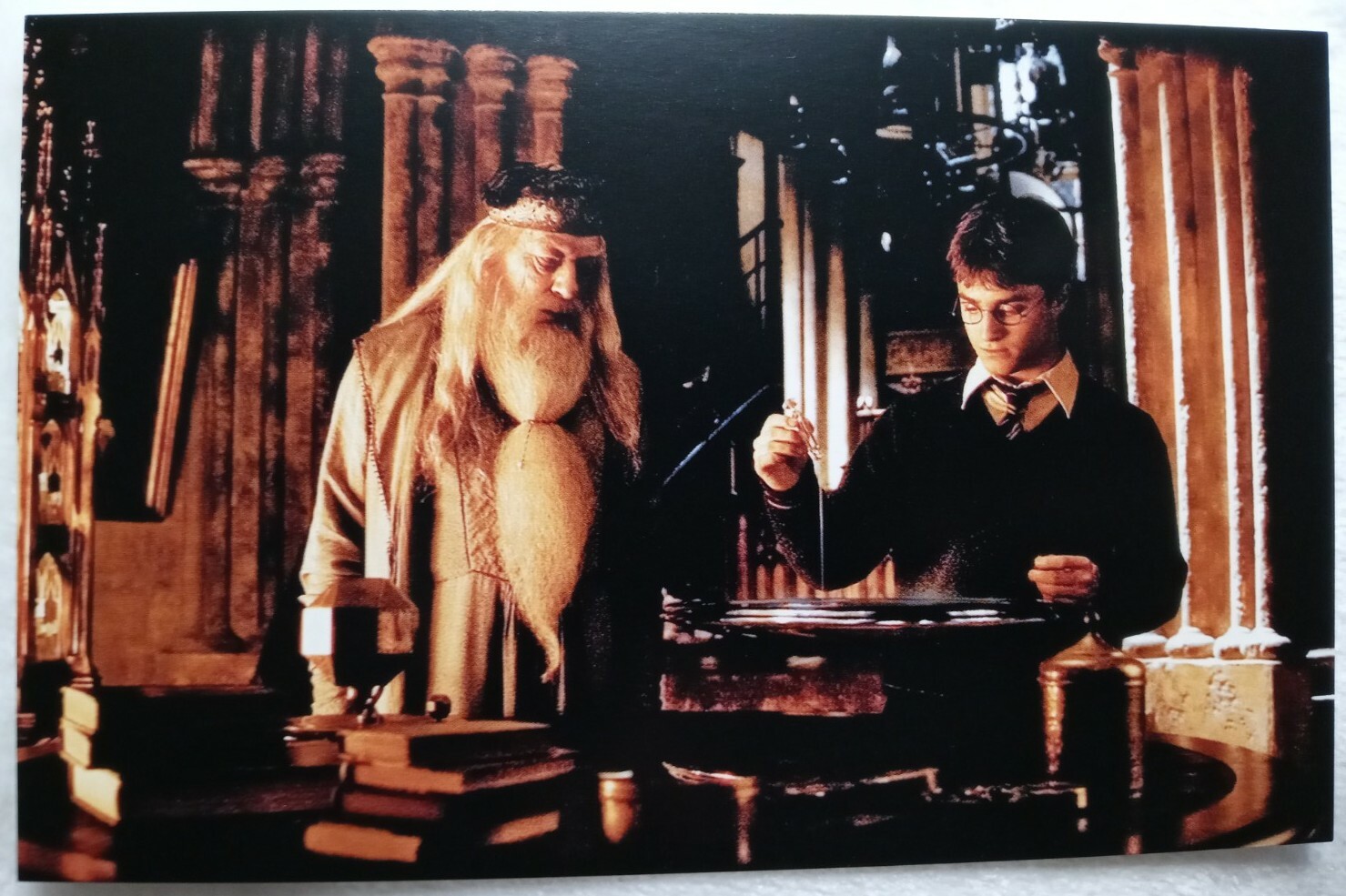 HARRY POTTER POSTCARD ~ DUMBLEDORE AND TOM RIDDLE ~ NEW ￡0.99 ...