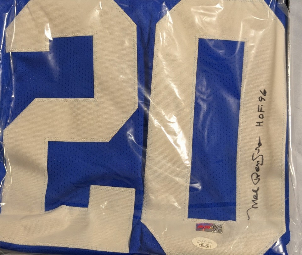 Hall of Fame Mel Renfro Dallas Cowboys Signed Football Jersey JSA ...