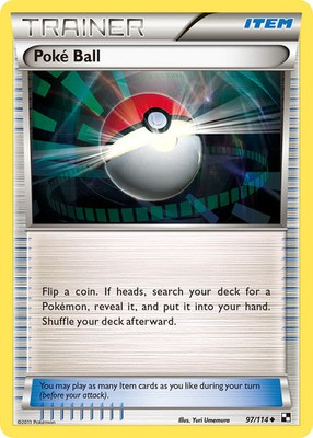 Poke Ball (97/114) [Black & White: Base Set] Heavily Played Reverse ...