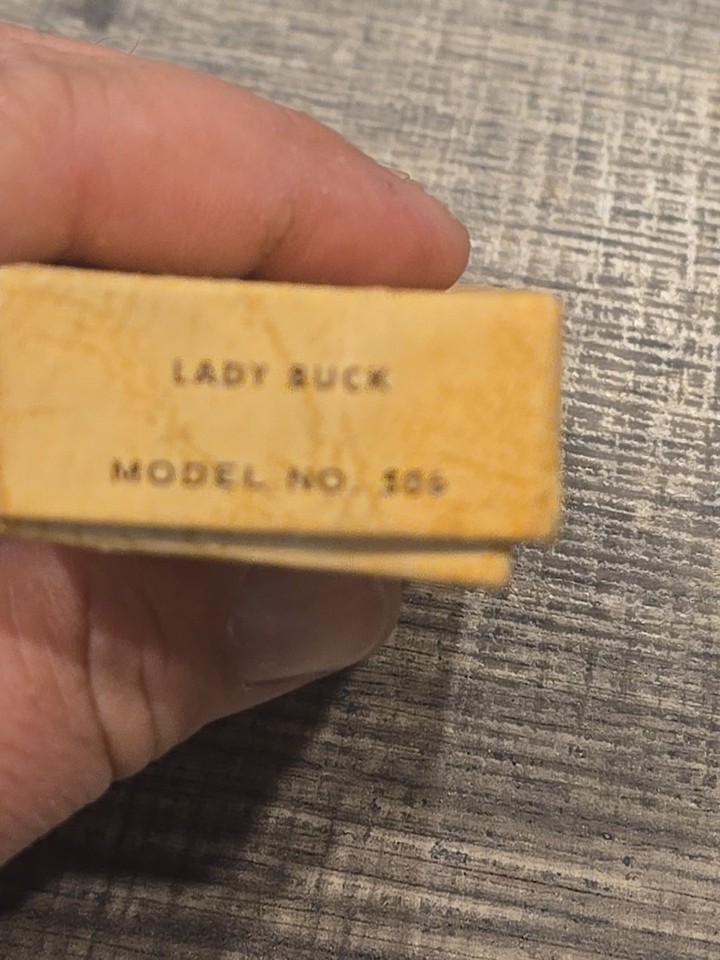 Vintage Buck Knife No 503 Lady Buck Nos? | eBay