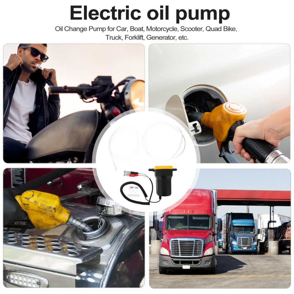 Fuel Transfer Siphon Pump Vehicle Repairing Accessory Self-priming ...