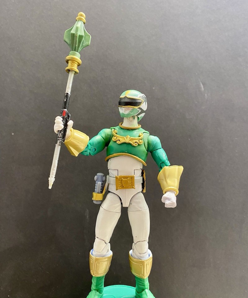 Power Rangers Lightning Collection Megaforce Green Ranger Custom | eBay