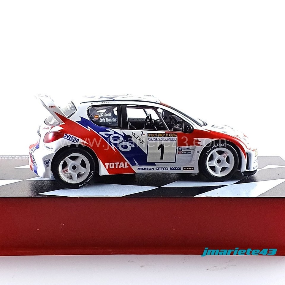 Peugeot 206 WRC #1 L. Monzon - JC Deniz Príncipe de Asturias 2001 1:43 ...