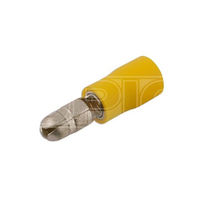 Wiring Connectors Yellow - Female Bullet - 5.0mm - Pack of 100- Connect ...