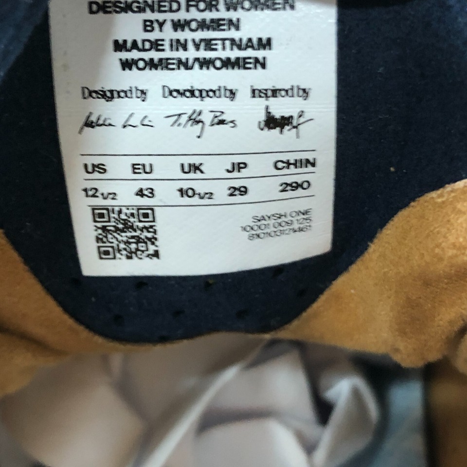 Saysh One Women's Blue Brown Allyson Felix Running Shoes Sneakers Size ...