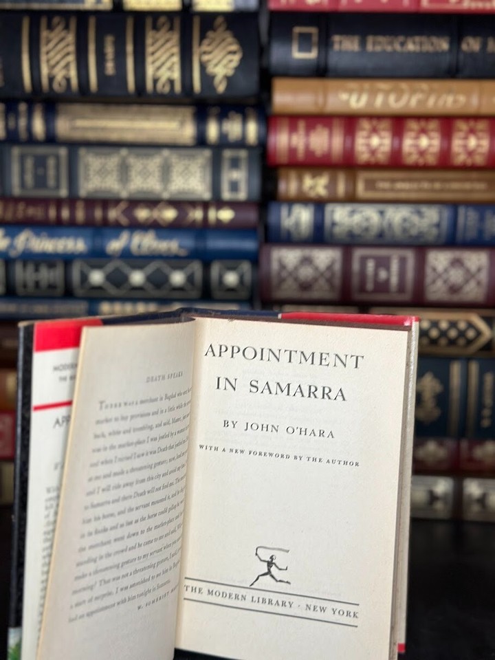 Appointment In Samarra John O'Hara The Modern Library | eBay