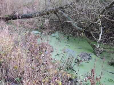 Photo 6x4 Trolley in the canal Wantage Now, let's face it, a canal w ...