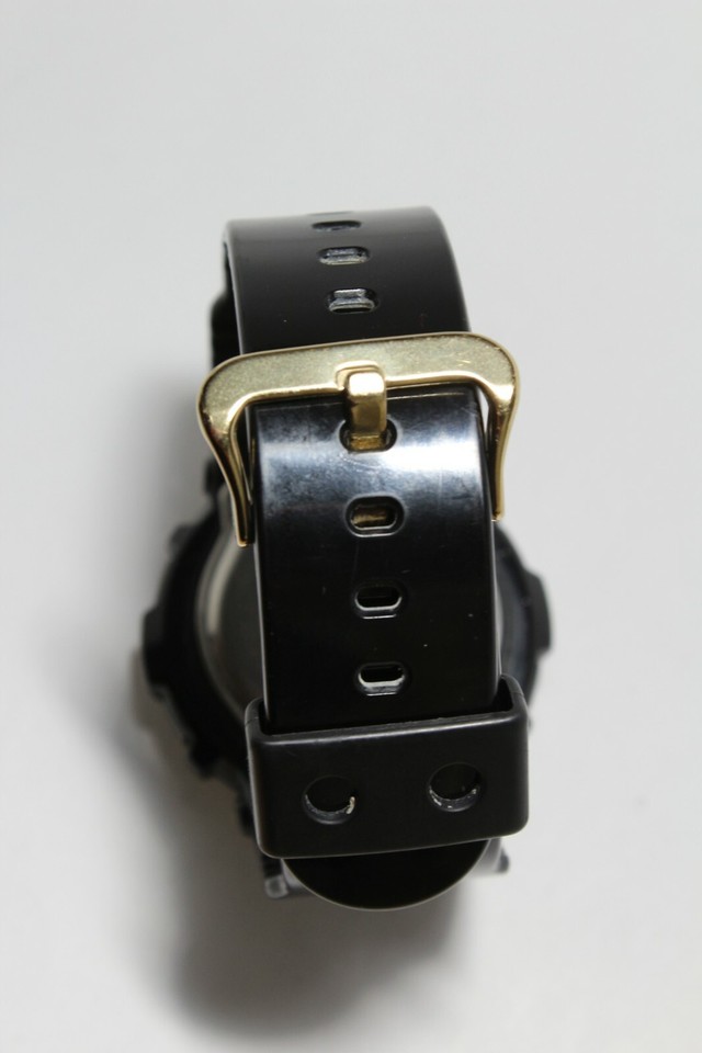 CASIO G-300G Black Gold Digital Analog Motor sport G-Shock resistant ...