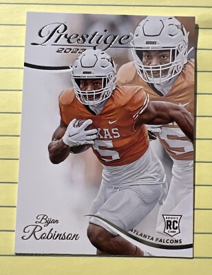 BIJAN ROBINSON 2023 Panini Prestige Football Rookie Card #304 - Atlanta ...