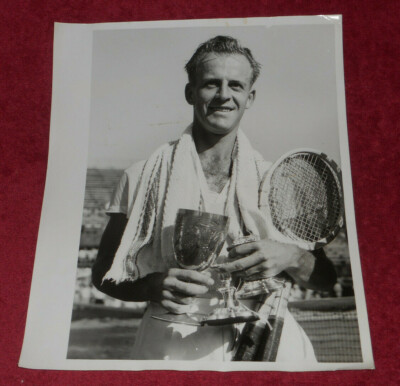 1954 Press Photo Australian Tennis Player Rex Hartwig Wins NSW Mens ...