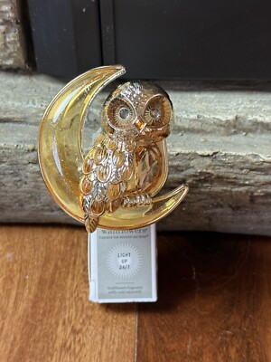 Bath & Body Works OWL ON THE MOON Wallflower Plug Diffuser Nightlight ...