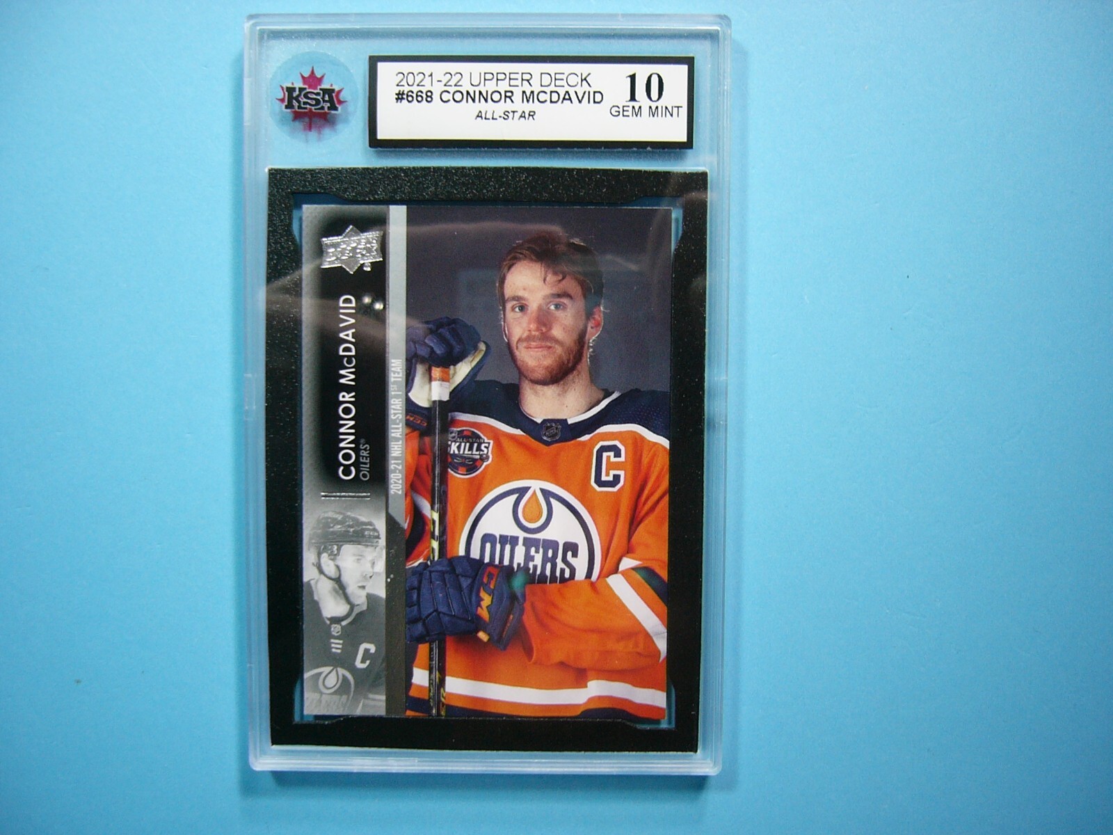 2021/22 UPPER DECK UD EXTENDED HOCKEY CARD #668 CONNOR MCDAVID KSA 10 ...