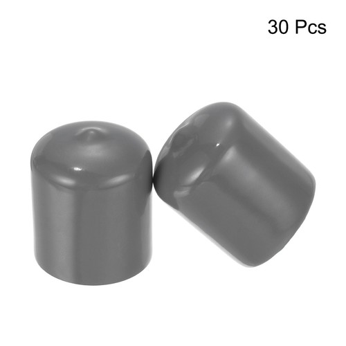 30pcs Rubber End Caps 23mm ID Vinyl Bolt Cap Cover Screw Protectors ...