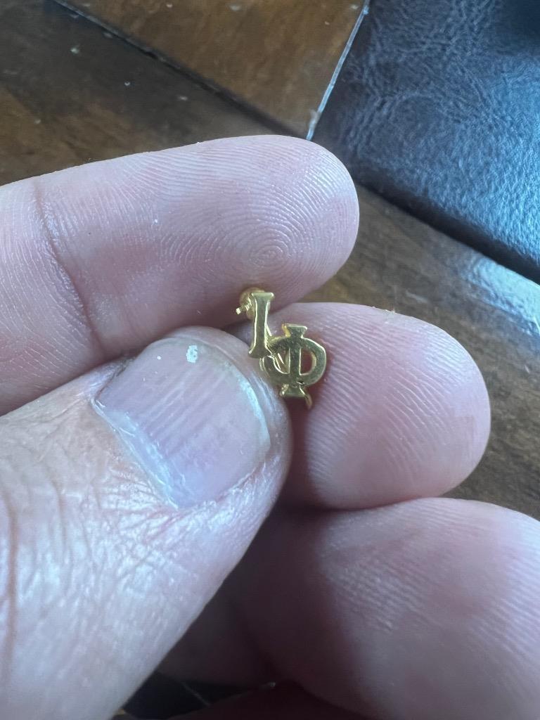 Iota phi Fraternity Sorority Gold Tone Chapter Guard Pin (i2023i) | eBay