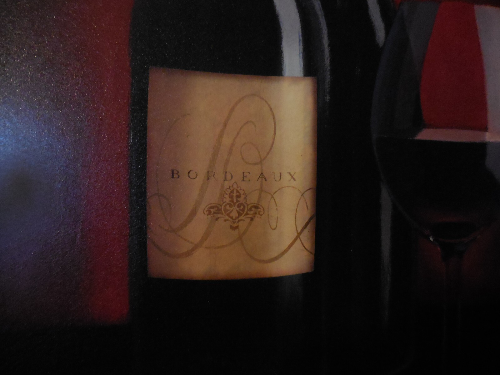 Epic Graffiti 'Wine Trio' by Marco Fabiano, Giclee on Hardboard Wall ...