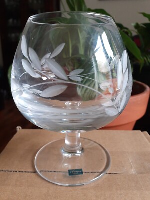 Caithness Etched Brandy Balloon Snifter glass handcrafted 250ml | eBay UK
