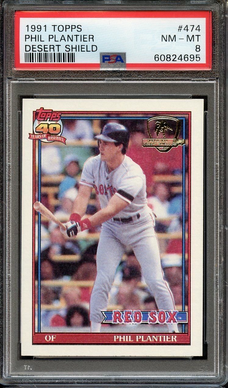 1991 TOPPS DESERT SHIELD 474 PHIL PLANTIER DESERT SHIELD PSA NM-MT 8 | eBay