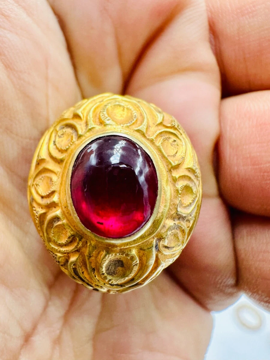22k Gold Ruby Ring