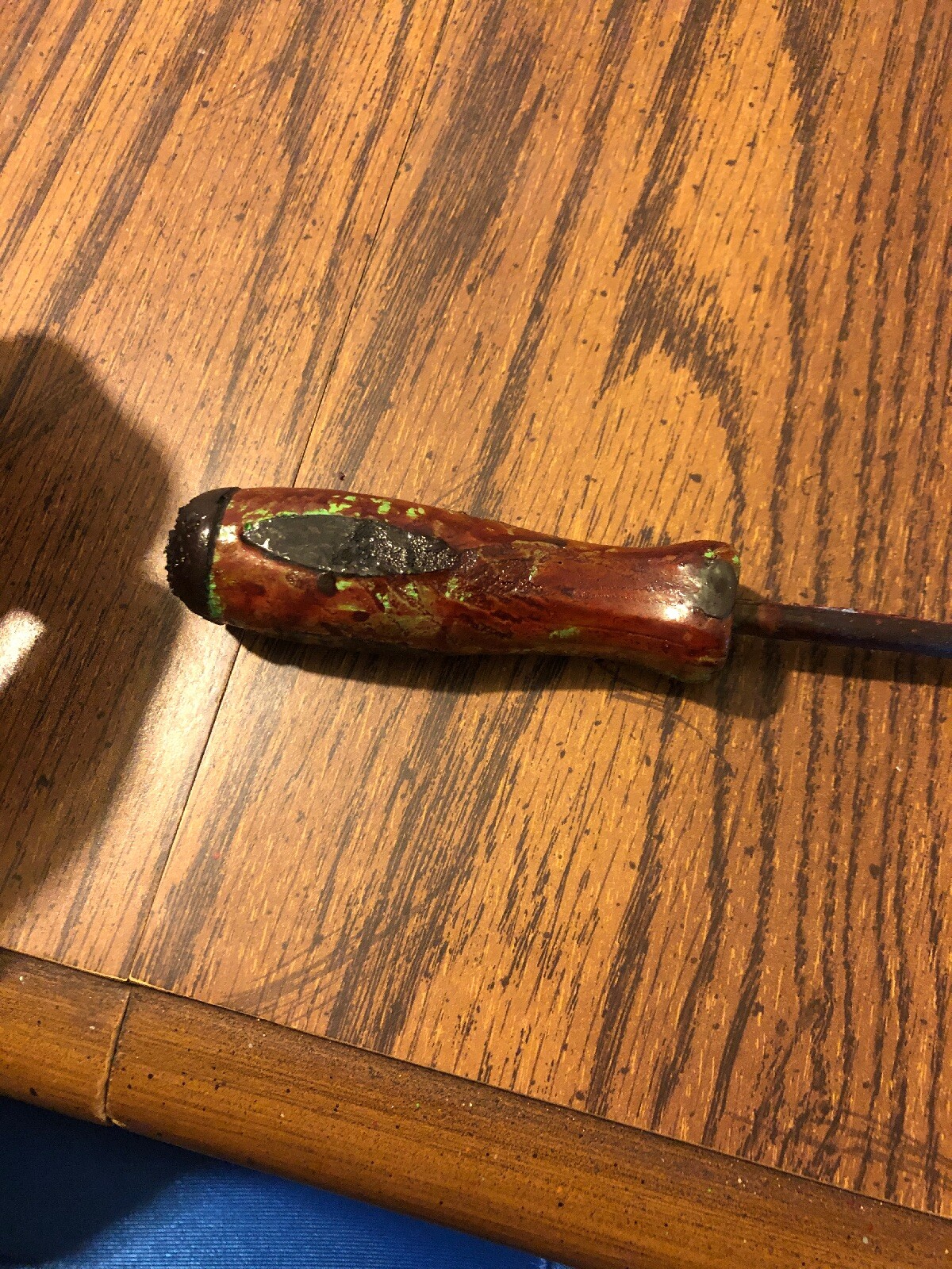 REALISTIC FOAM BLOODY WEAPON TOOL HALLOWEEN HORROR MOVIE Screwdriver ...