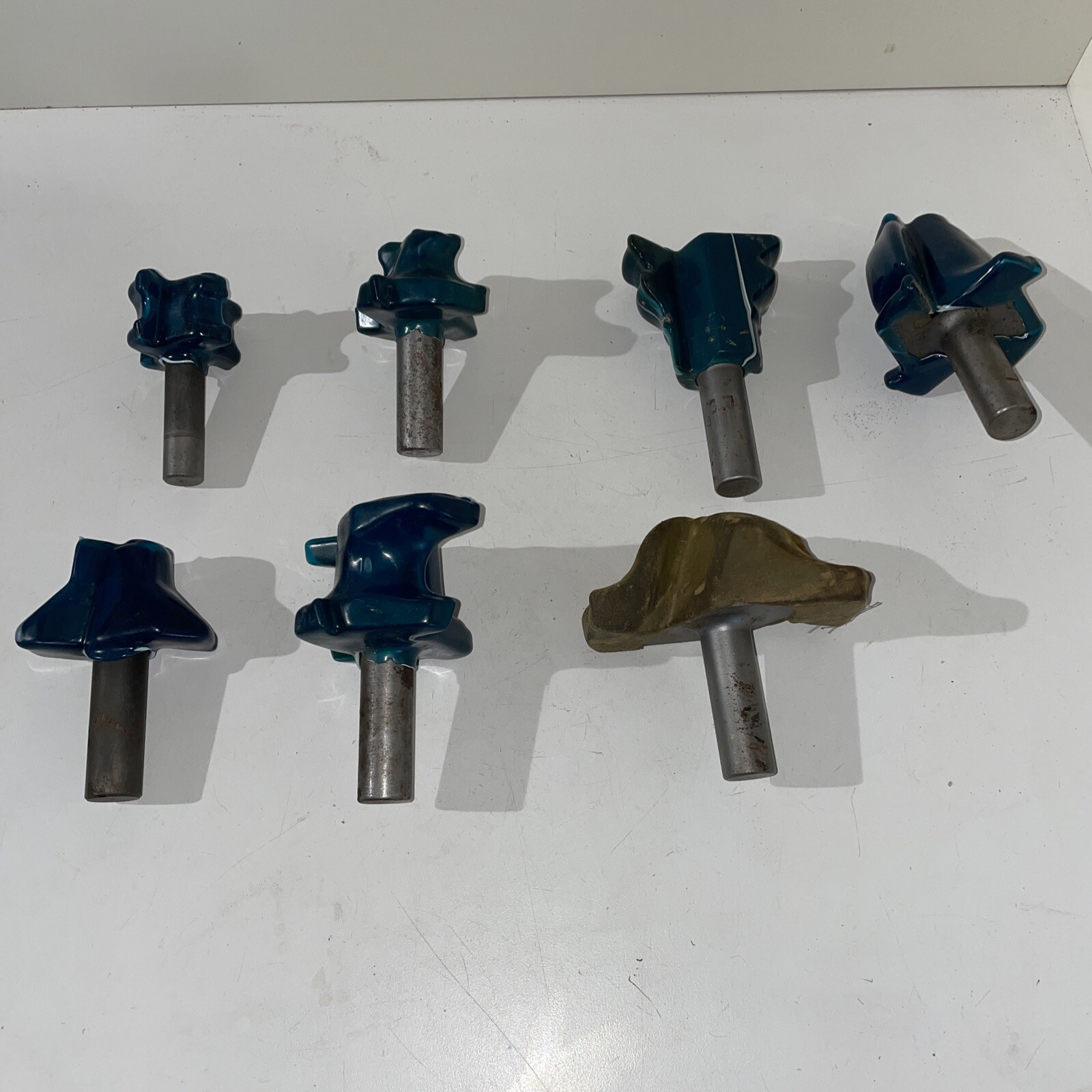Lot Of 7 CNC Profiles Carbide Tipped Router Bits 3/4" Shank. Crown ...