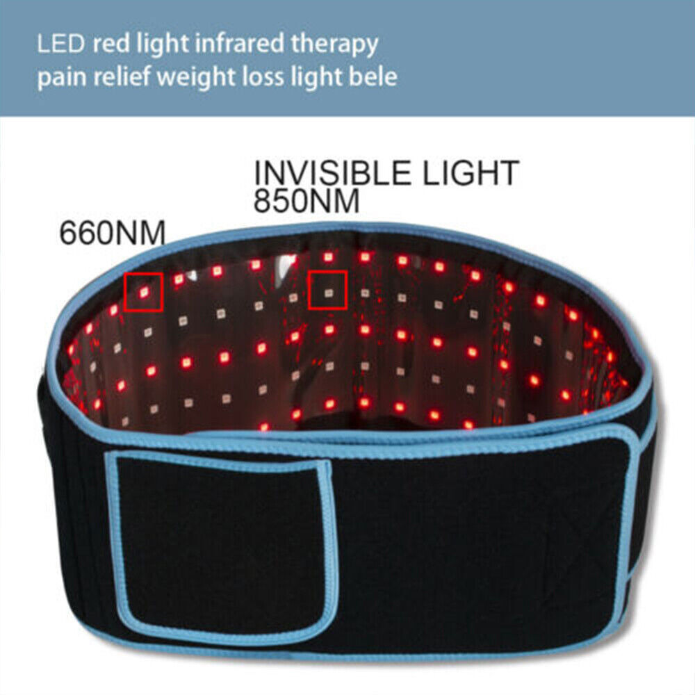 Laser Lipo LED Red Light Therapy Belt Pain Relief Near Infrared Weight ...