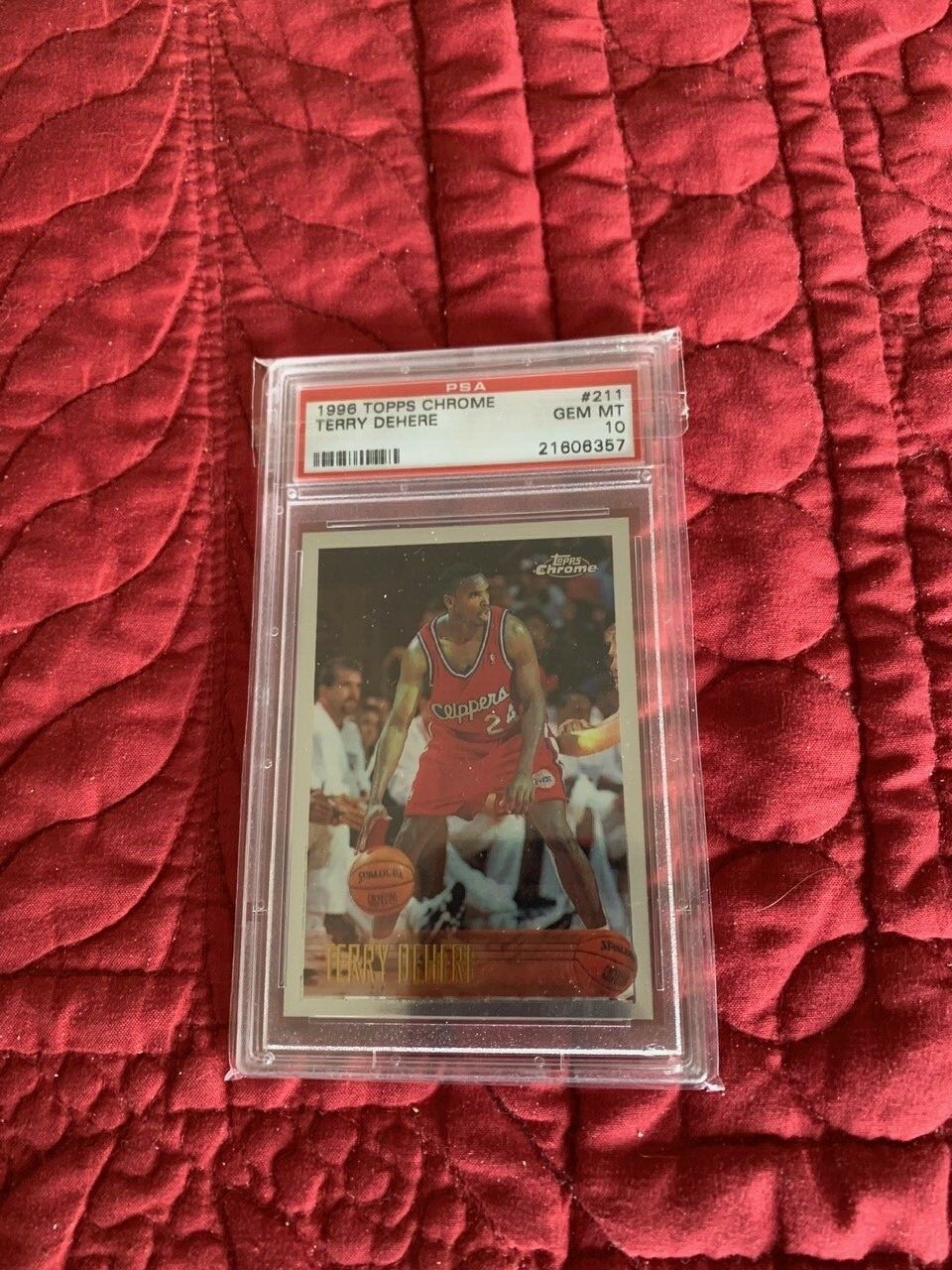 1996 Topps Chrome Terry Dehere RC PSA 10 POP 5 | eBay