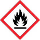 Highly flammable coshh symbol Safety sign | eBay