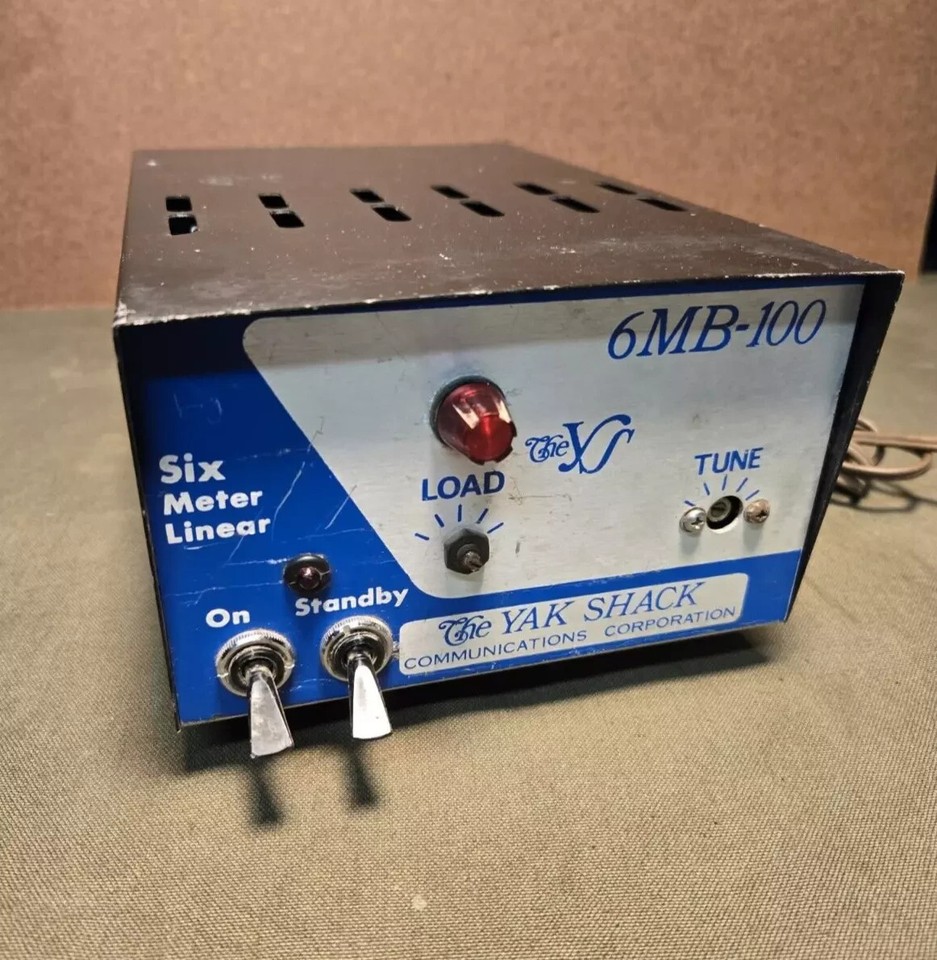 The Yak Shack 6MB-100 Six Meter Linear HAM Radio Tube Amplifier ...
