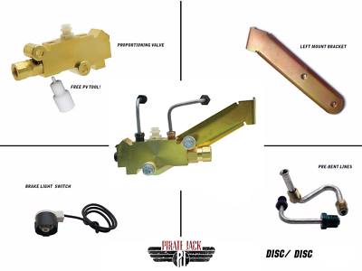 Disc Disc Proportioning Valve Kit Left Side Mount, Universal in ...