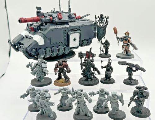 Repulsor Executioner + Grimaldus & Retinue + Crusaders + Chaplain Black ...