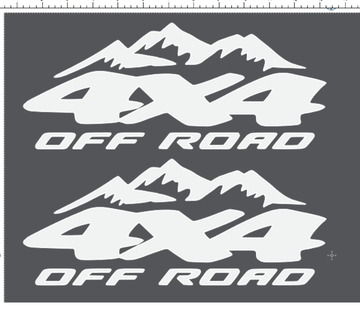 4x4 Off Road Decals Stickers For Ram F-150 Silverado Tundra Tacoma ...