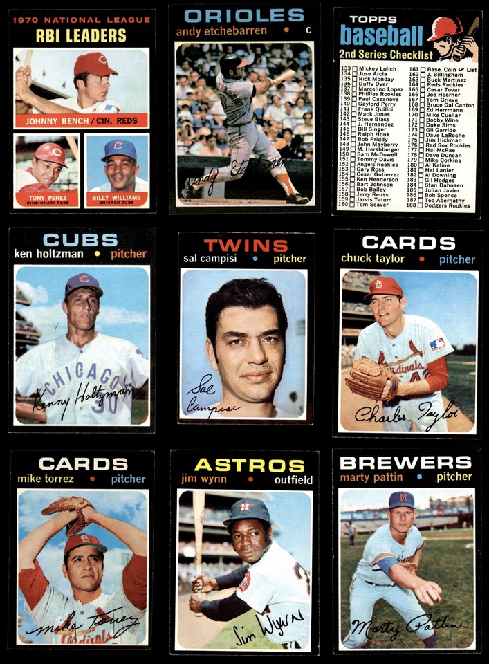 1971 Topps Baseball Near Complete Set / Lot 6 - EX/MT 6703491 (563 / ...